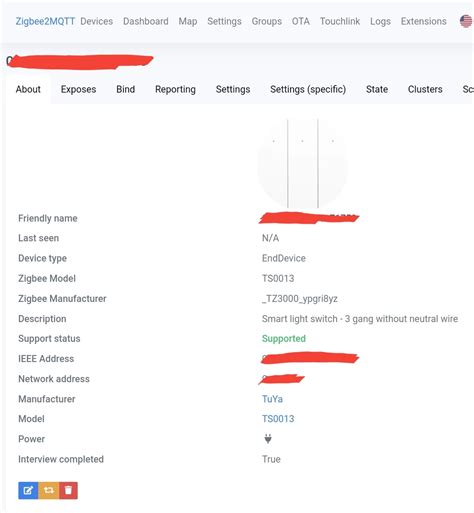 Incorrectly Recognized Tuya Switch Module Model · Issue 9465 · Koenkkzigbee2mqtt · Github
