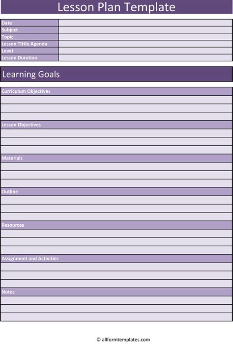 Free Lesson Plan Templates Google Docs All Are Here Riset