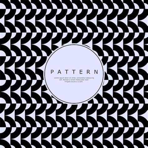 Premium Vector Decorative Zig Zag Round Pattern Vector