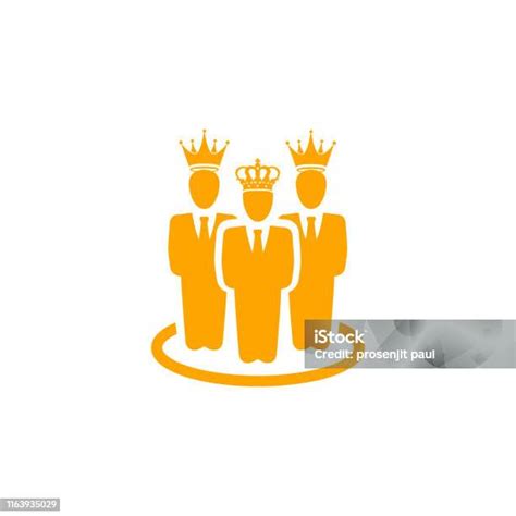 상 비즈니스 성능 성공 팀 우승자 머리 오렌지 색 아이콘에 크라운 1에 대한 스톡 벡터 아트 및 기타 이미지 1 경쟁 머리 Istock