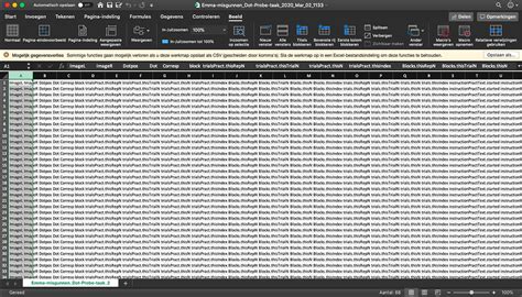 Messy Excel To Right Adaption Builder Psychopy