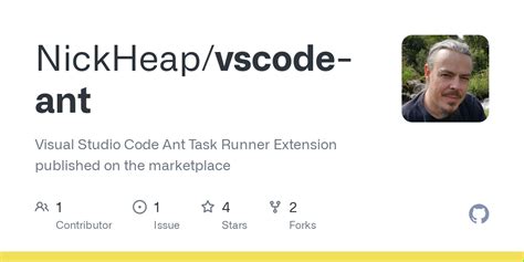 GitHub NickHeap Vscode Ant Visual Studio Code Ant Task Runner Extension Published On The