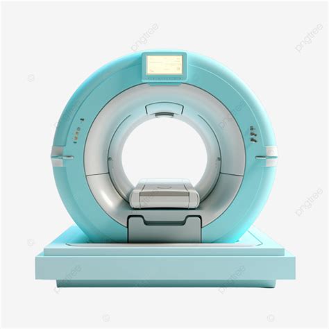 Ct Scan Isoliert Auf Weiß Seitenansicht Des Mrt Scanners Scannt