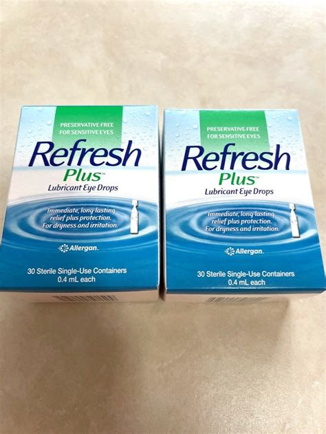 Refresh Plus Lubricant Eye Drop Beauty And Personal Care Vision Care On Carousell