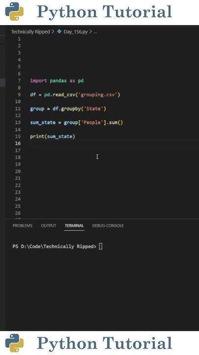Groupby Function In Pandas Python Tutorial Youtube