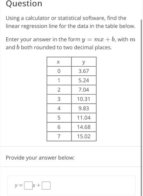 Solved Using A Calculator Or Statistical Software Find The