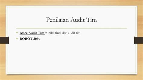 Penentuan Grading Outlet Untuk Menentukan Score Audit Ppt