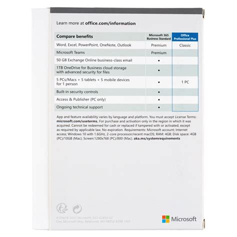 Microsoft® Office Professional Plus 2021 Eng Intl Retail Fpp