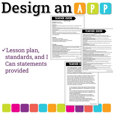 Design An App Lesson And Activity