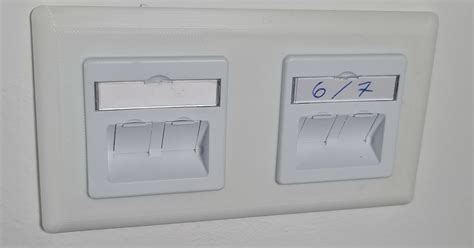 Dual Keystone Netzwerkdose Dual Network Socket Cover By Cyph3r