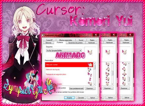 Komori Yui Diabolik Lovers Cursor Animado By Synystergirlkltz On Deviantart