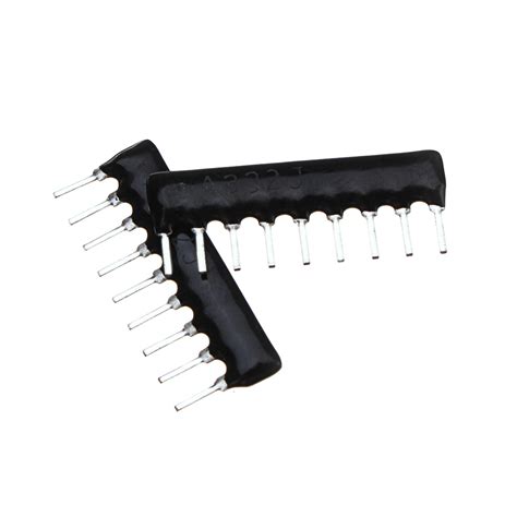 30pcs 9pin Resistor Network Array 3 3k Ohm A332jj 3 3kr Dip Exclusion Network Resistor