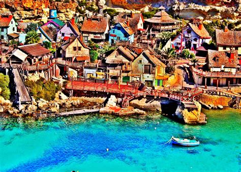 Real Life Popeyes Village In Malta When On Earth For People Who