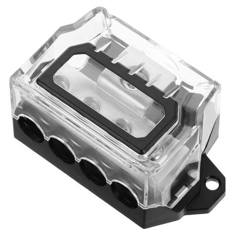 Masteelf Car Power Distribution Block Vehicle Audio Stereo Amp Distribution Connecting Block 4