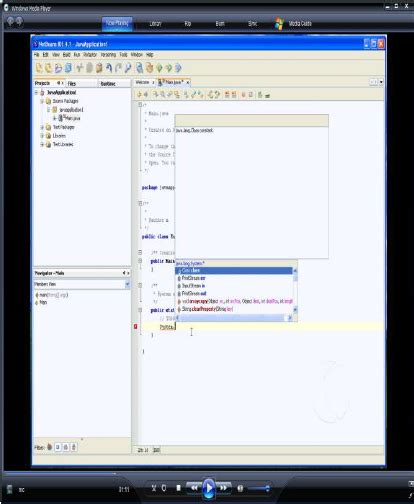 Netbeans Code Complete” For Hello World Download Scientific Diagram
