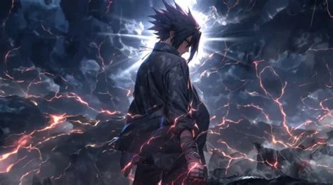 Sasuke Lightning Live Wallpaper