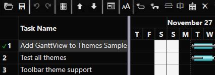 Available Themes Getting Started With WPF ComponentOne Studio Edition