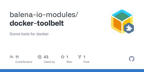 Github Balena Io Modules Docker Toolbelt Some Tools For Docker