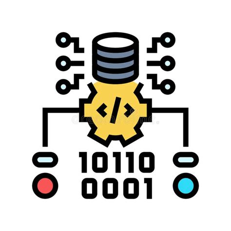 Source Code Management Color Icon Vector Illustration Stock Illustration Illustration Of