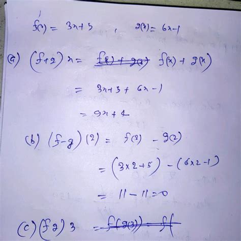 If Fx Ax B And Gx Cx D Such That Fgx Gfx Then