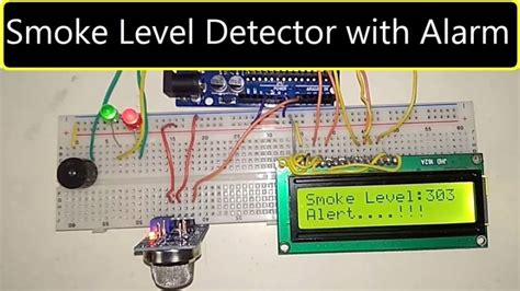 Arduino Smoke Level Detector Using Mq Sensor With Alarm Artofit