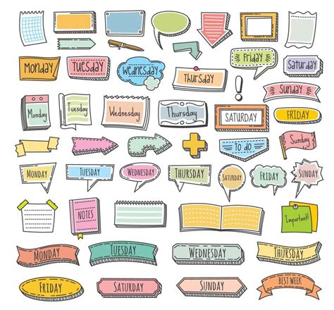 Bullet Journal Doodle Frames For Diary Calendar 11154138 Vector Art At Vecteezy Bullet Journal Doodle Frames For Diary Calendar 11154138 Vector Art At Vecteezy