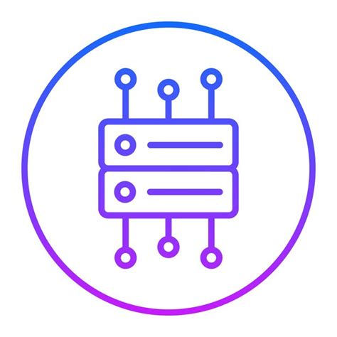 Premium Vector Database Network Vector Icons