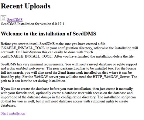 installing seeddms 6 x on freebsd 12 novaldex ltd