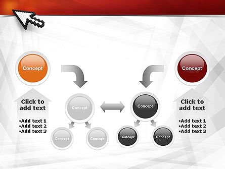 Mouse Cursor Presentation Template For PowerPoint And Keynote PPT Star