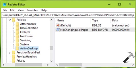 FIX Unable To Change Desktop Background In Windows