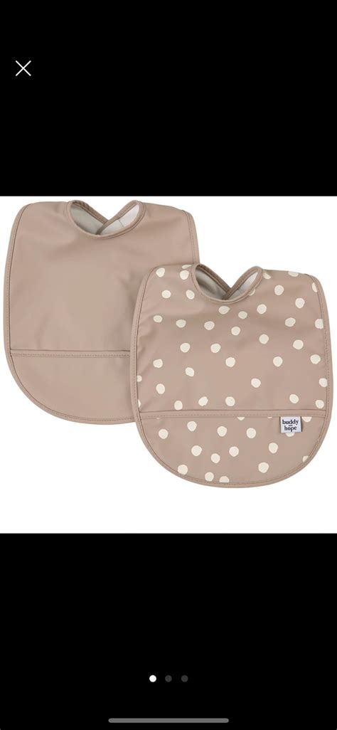 미개봉새상품 2개세트 버디앤호프 아기턱받이 소매턱받이 이유식턱받이 이유식옷