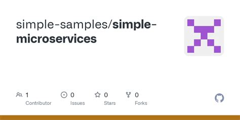 Github Simple Samplessimple Microservices