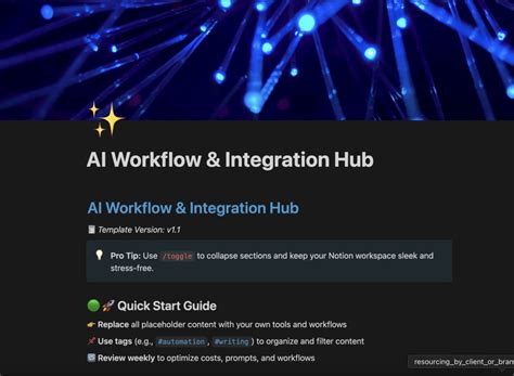 Ai Workflow And Integration Hub