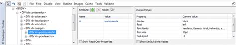 ie developer toolbar