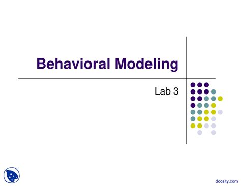 Behavioral Modeling Verilog Hdl Lab Assignment Exercises Verilog And