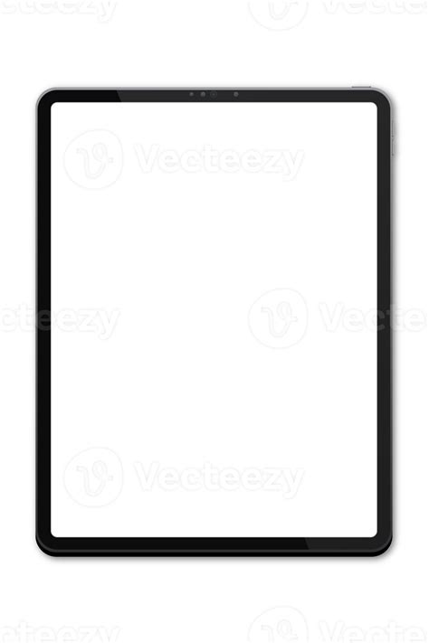Realistic Models Tablet Tablet Mockup Collection Modern Black Tablet Pc Device Front View 3d
