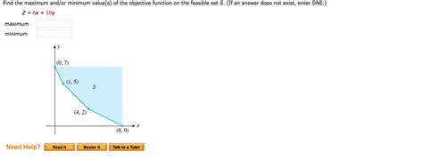 solved find the maximum and or minimum value s of the