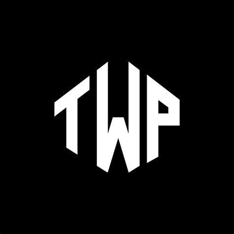 Twp Letter Logo Design With Polygon Shape Twp Polygon And Cube Shape