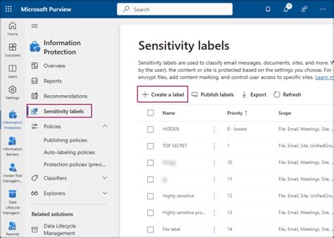 how to create an auto labeling policy in microsoft 365