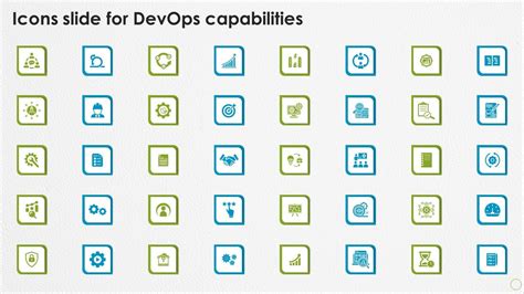 Icons Slide For Devops Capabilities Ppt PowerPoint Presentation Model Good PDF