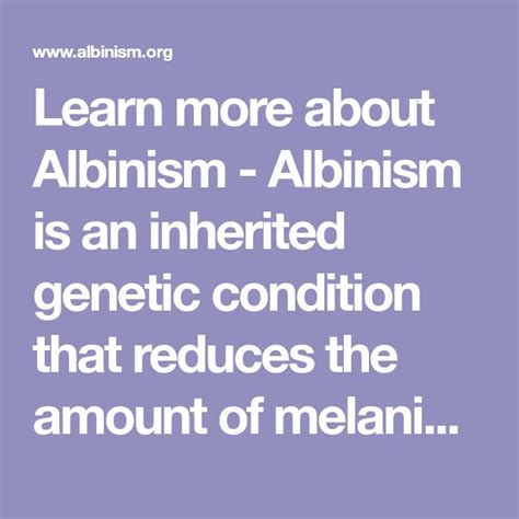 Understanding Albinism Causes Symptoms And Effects