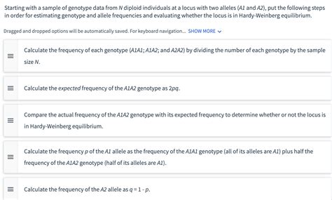 Solved Starting With A Sample Of Genotype Data From N