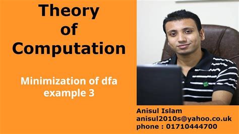 theory of computation bangla tutorial 52 minimization of dfa example 3 youtube