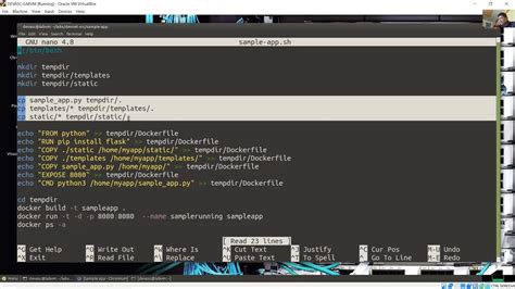 6 2 7 Lab Build A Sample Web App In A Docker Container Youtube