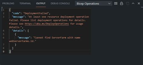 Show Deployment Output In Vs Code · Issue 4569 · Azurebicep · Github