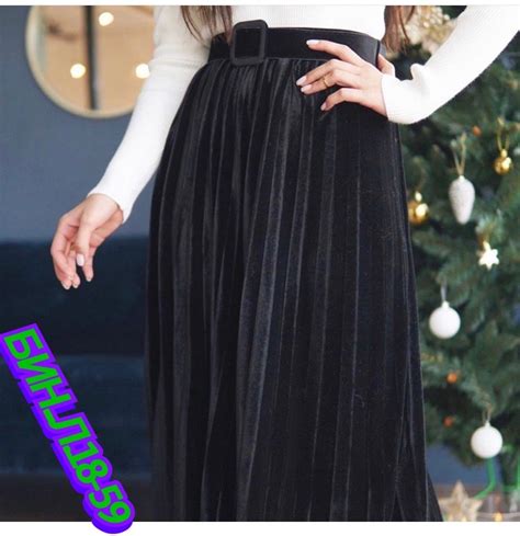 Юбка из бархата 75 ФОТО