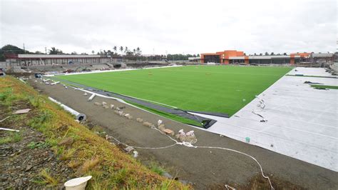 In Photos Massive Artificial Grass Football Pitch To