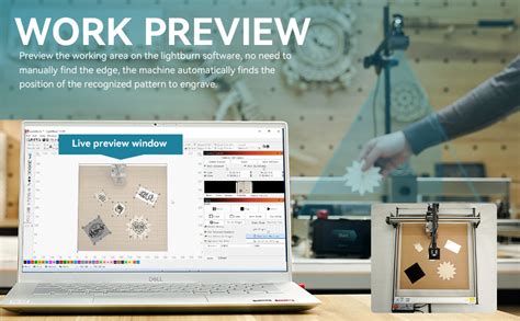 ATOMSTACK MAKER AC Lightburn Camera For Laser Engraver W Pixel Precise Positioning Laser