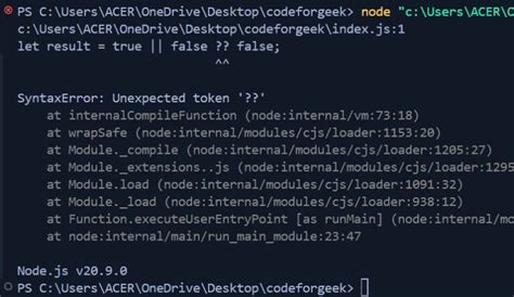 Javascript Double Question Mark Operator Nullish Coalescing