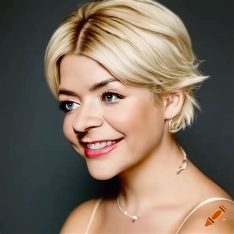Short Haircut Of Holly Willoughby